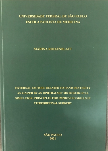Dra. Marina Roizenblatt aprovada por unanimidade em seu doutorado! – Roizenblatt
